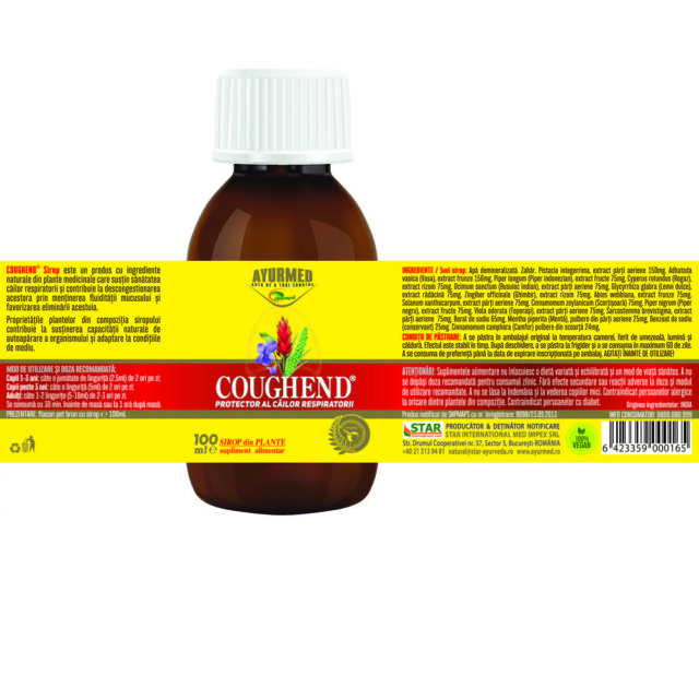Coughend cu Zahar - Ayurmed