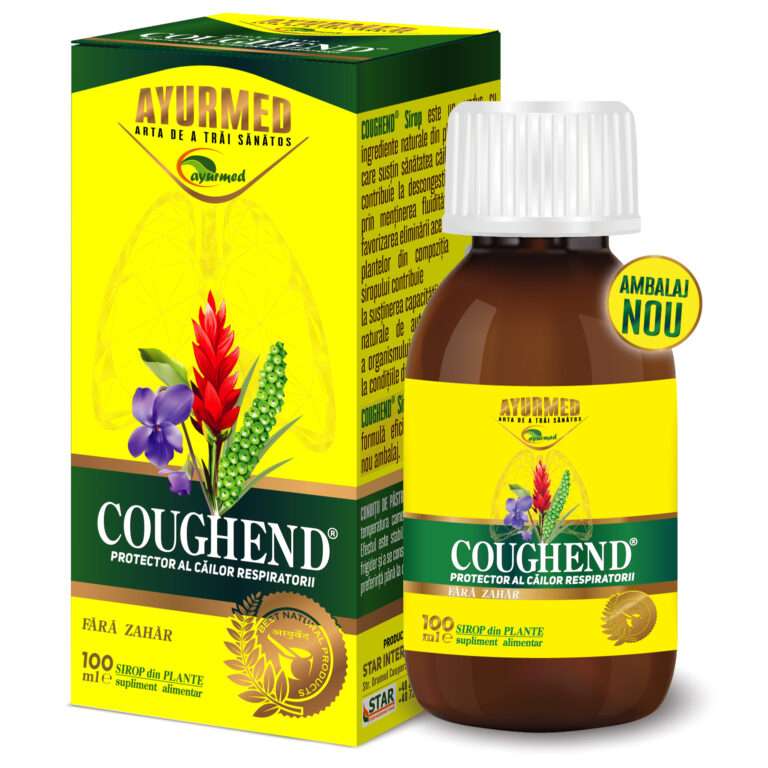 Coughend Fara Zahar, 100 ml, Sirop - Ayurmed